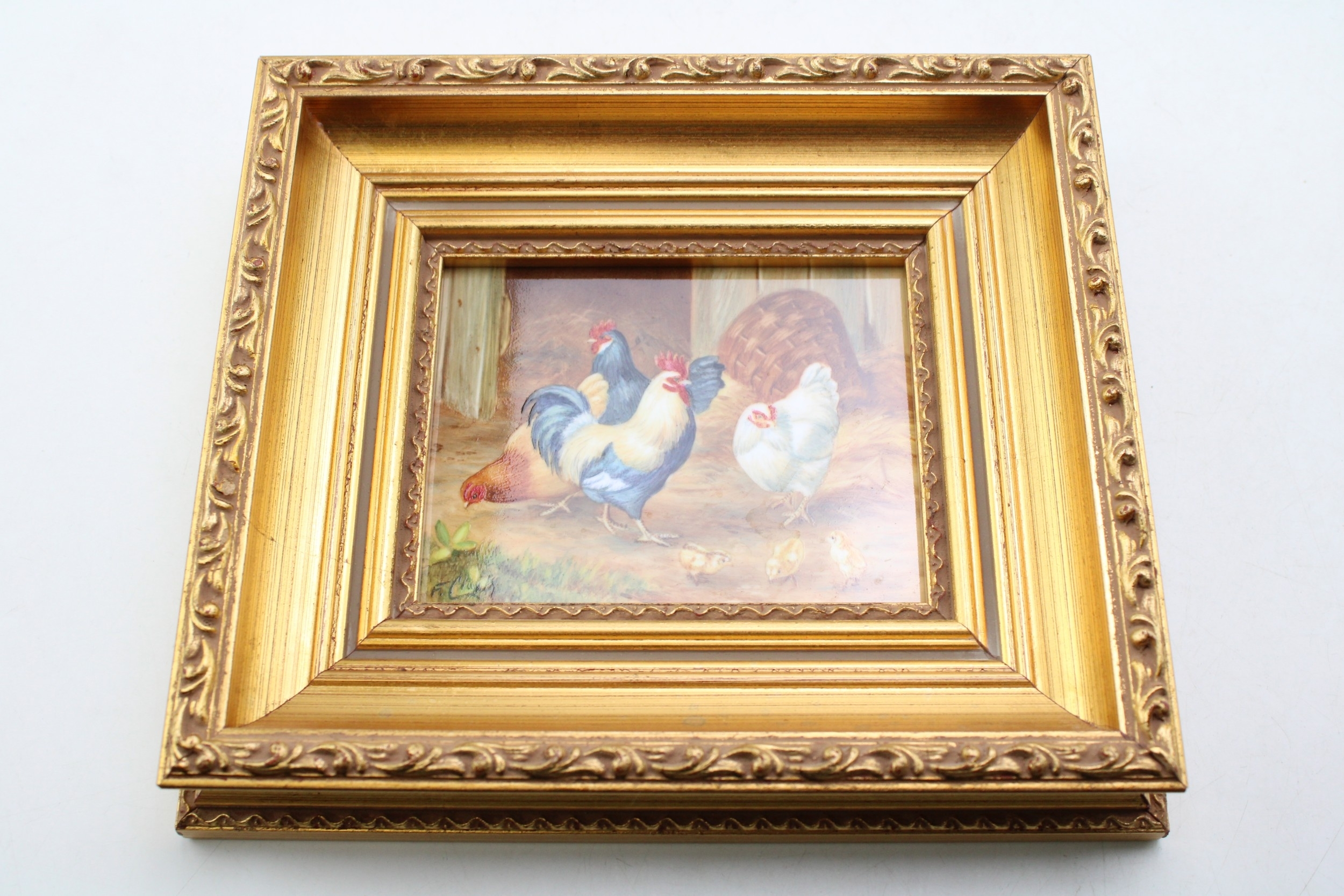 F. Clark | Chickens and chicks | MutualArt