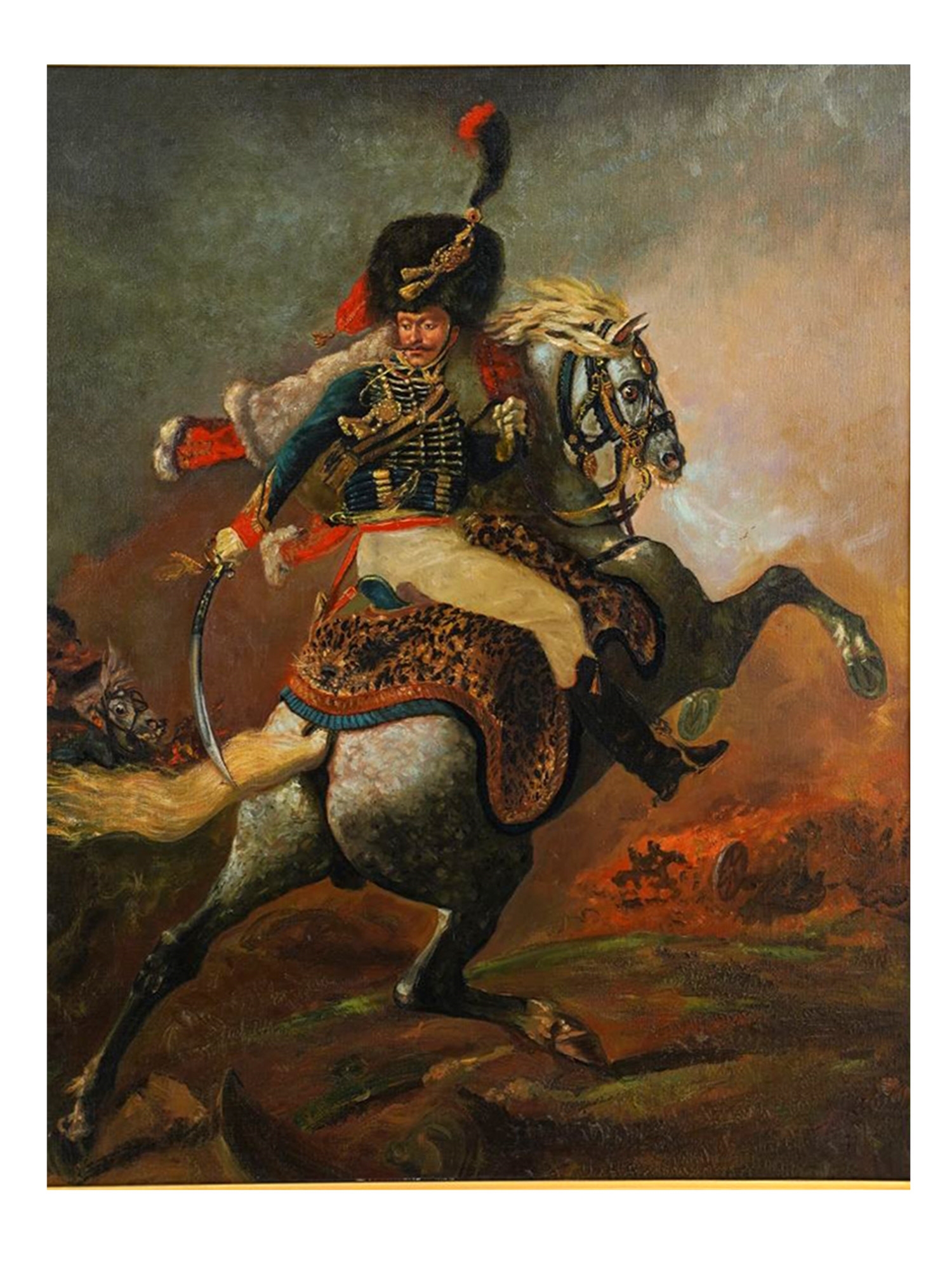 Jean Louis André Théodore Géricault | The Charging Chasseur | MutualArt
