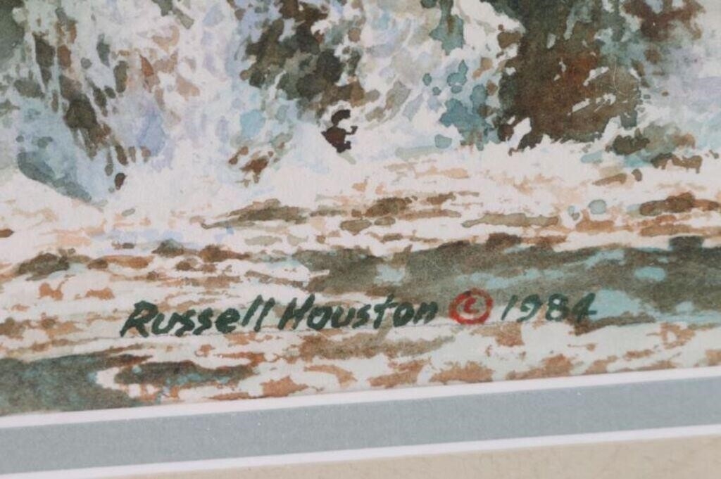 Russell Houston | Cowboys on horseback | MutualArt