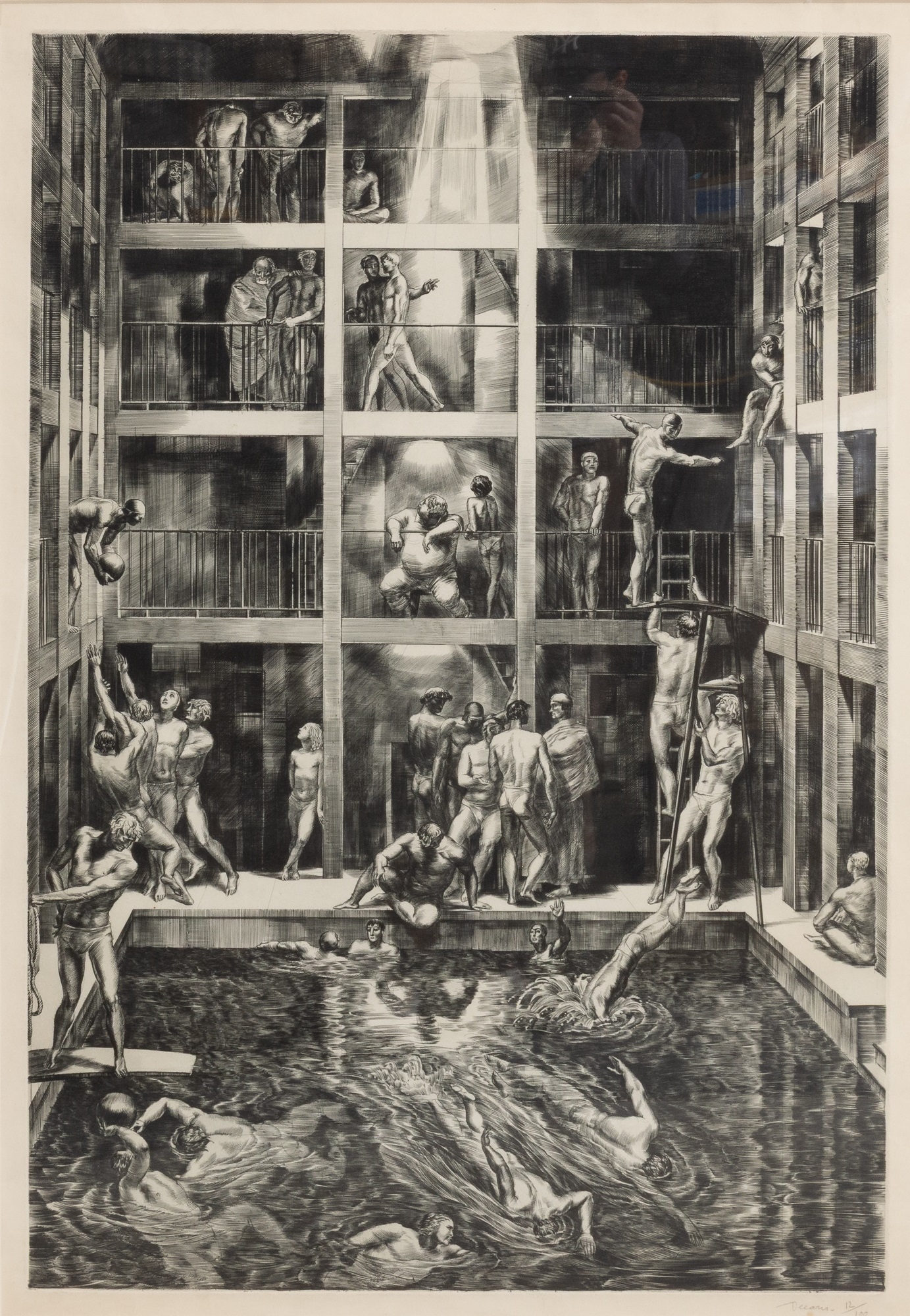 Albert Decaris | La Piscne | MutualArt