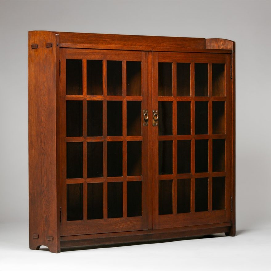 Gustav Stickley | TWO-DOOR BOOKCASE (Circa 1902) | MutualArt