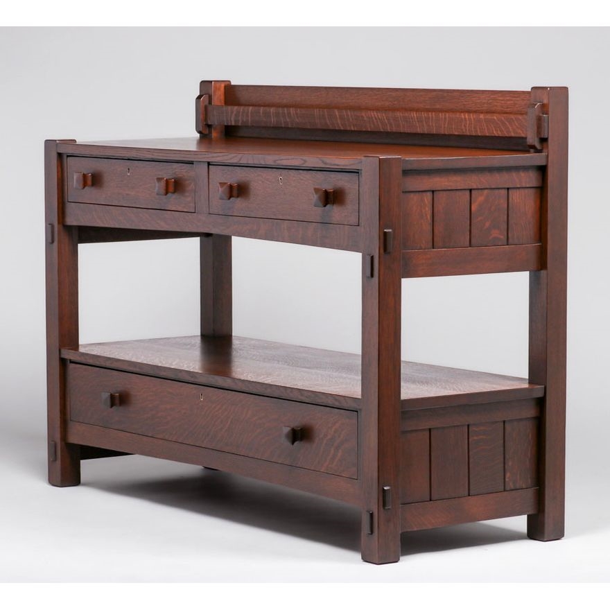 Gustav Stickley | MASSIVE TWO-DRAWER BUFFET (Circa 1902) | MutualArt