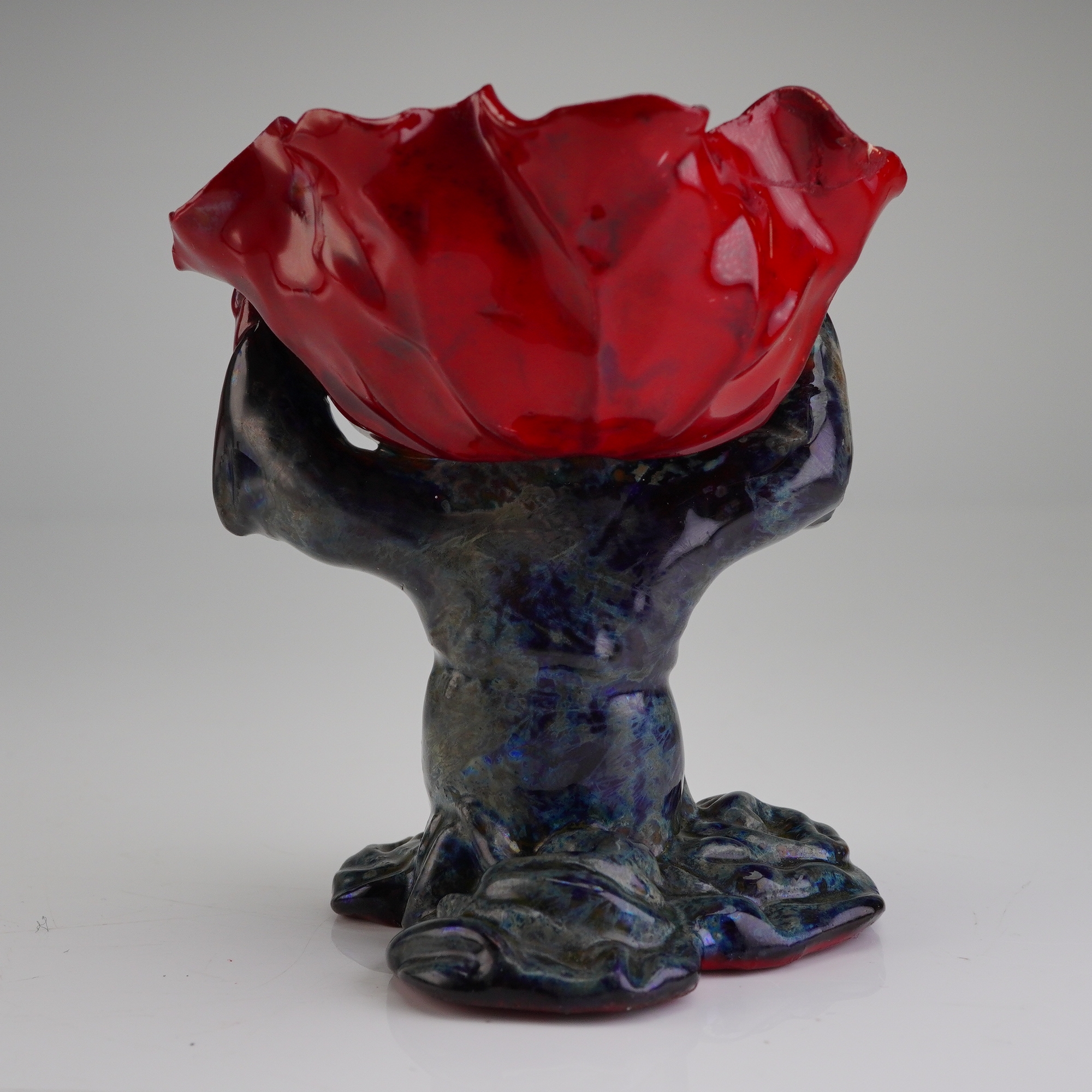 Bernard Moore | Bernard Moore Flambe Kneeling Figurine | MutualArt
