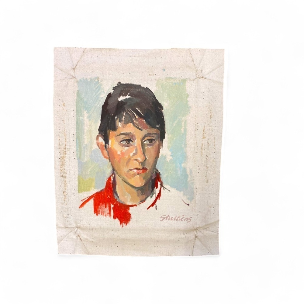 Jeff Stultiens | Head Study of Micky Hendricks, Head of a Young Woman ...