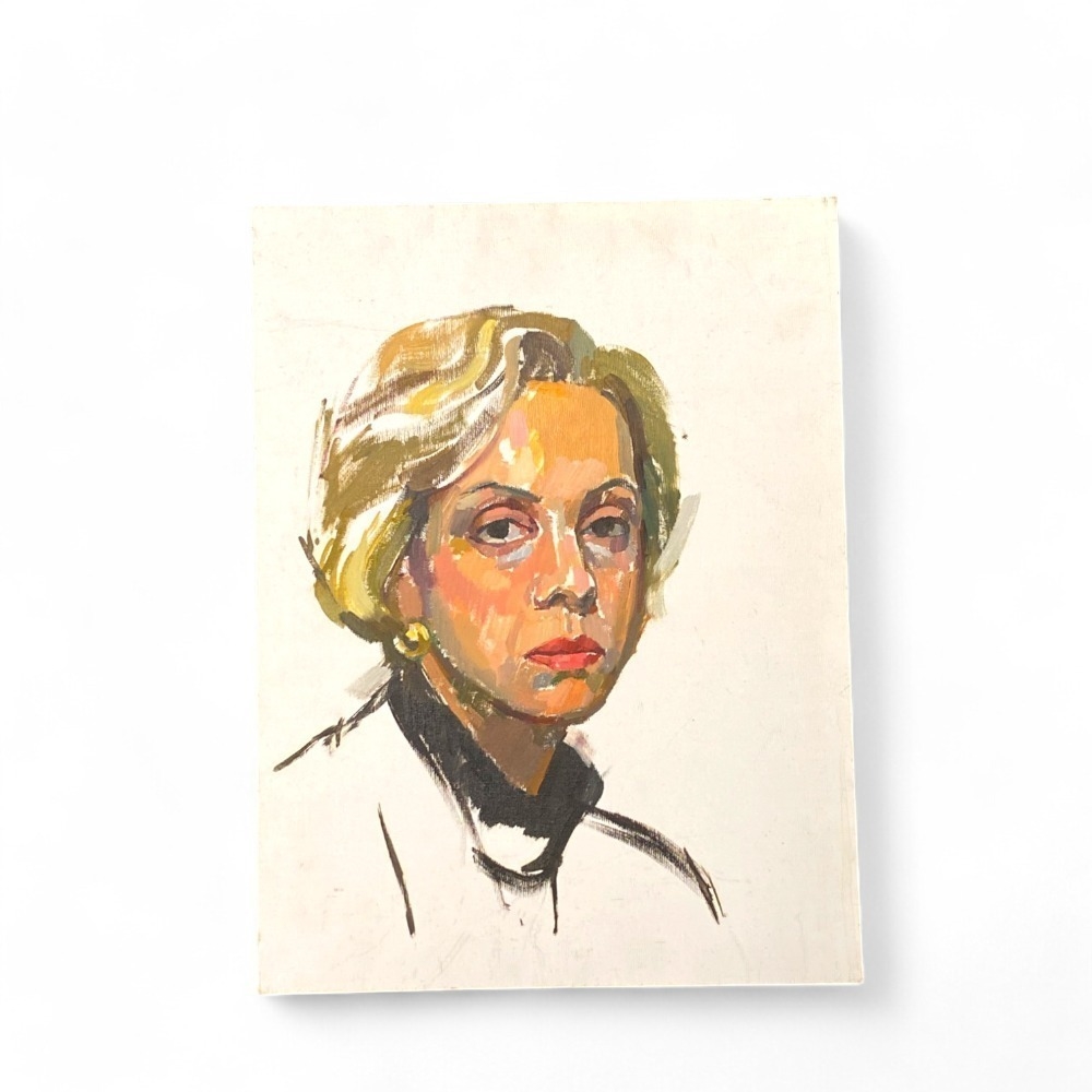 Jeff Stultiens | Head Study of Micky Hendricks, Head of a Young Woman ...