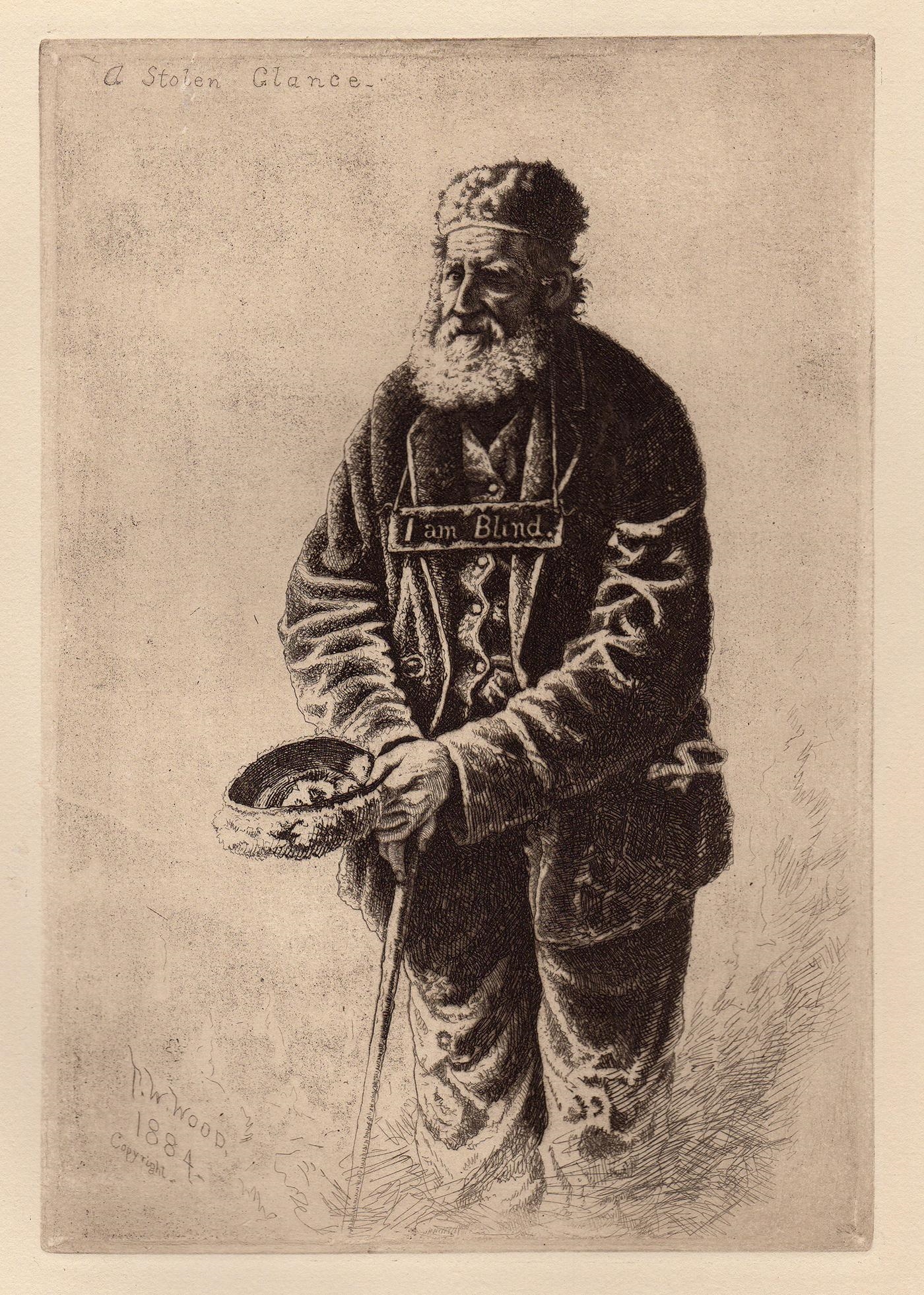 Thomas Waterman Wood | Blind Beggar (1892) | MutualArt