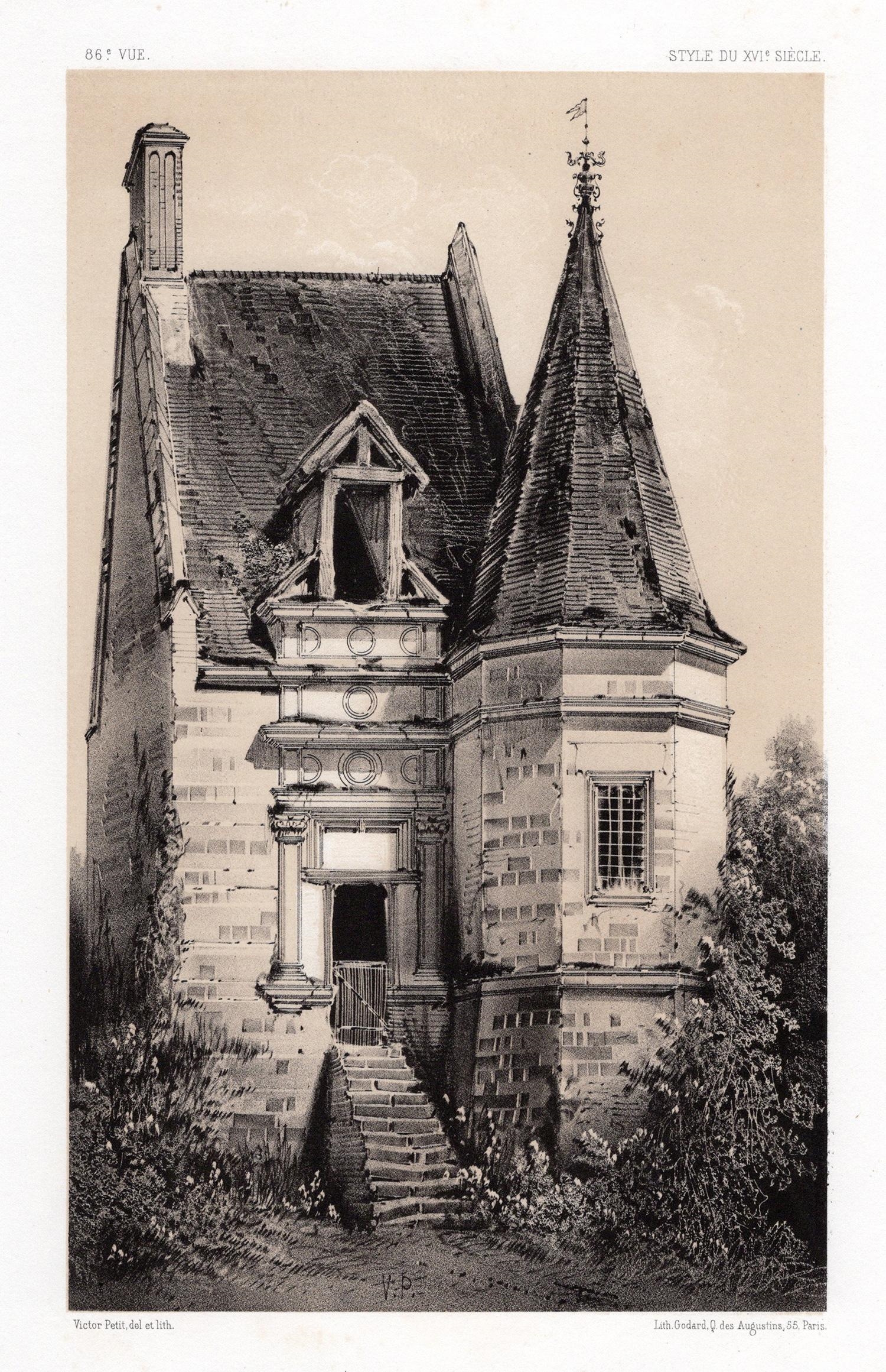 Victor Petit | Chateau De Gisy Les Nobles (1860) | MutualArt