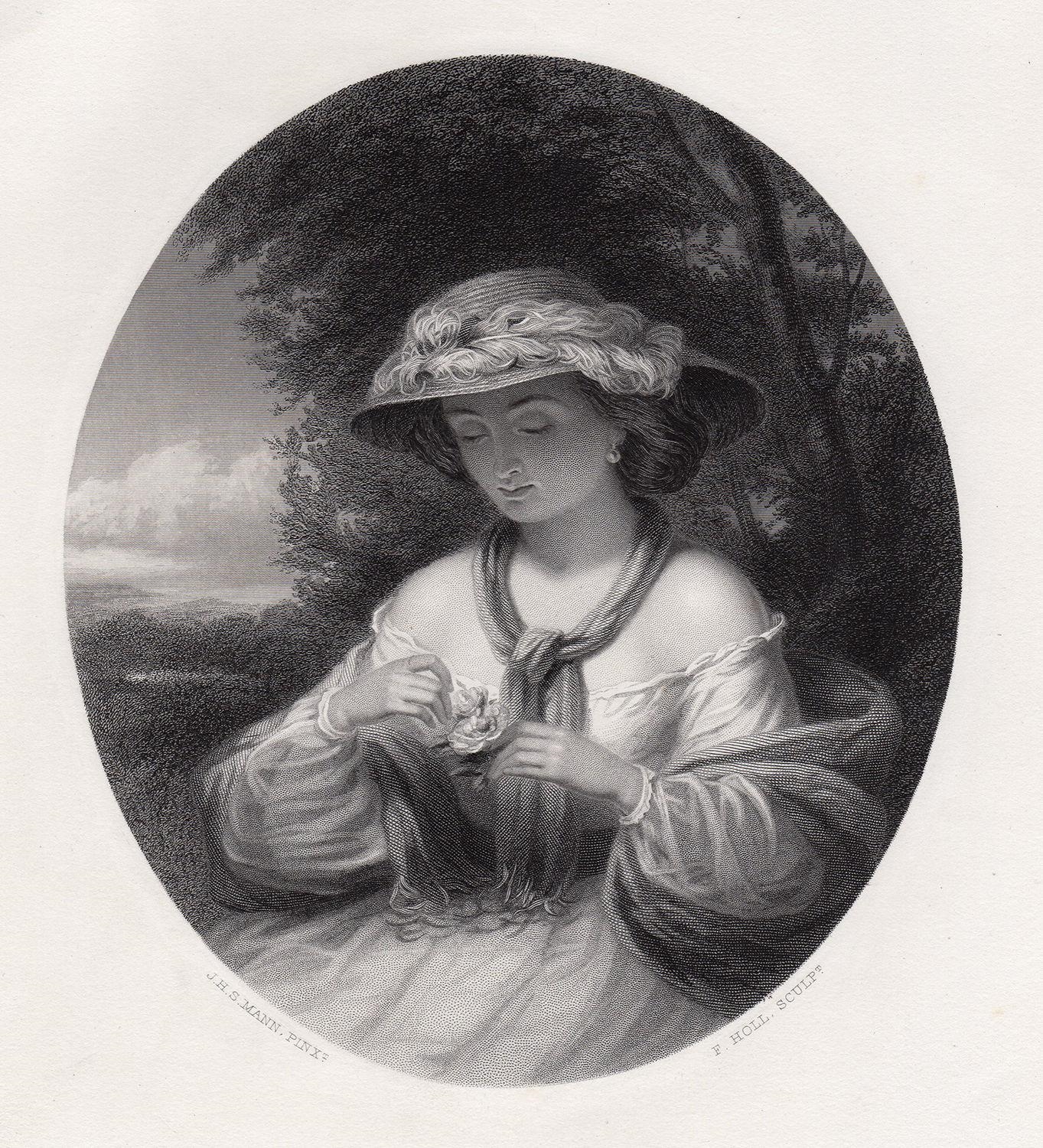 Joshua Hargrave Samms Mann | The Country Blossom (1879) | MutualArt