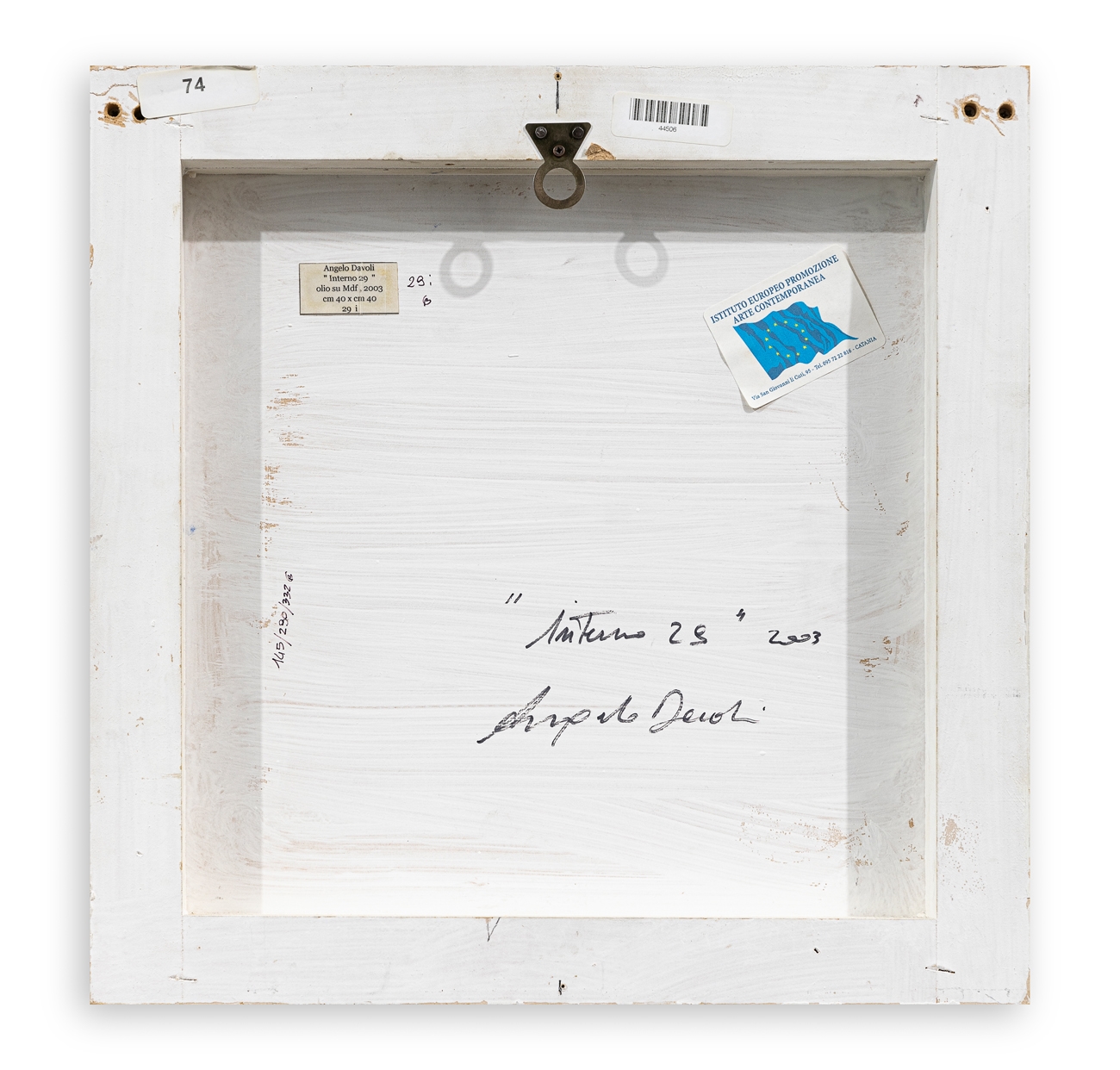 Angelo Davoli | Interno 29 (2003) | MutualArt