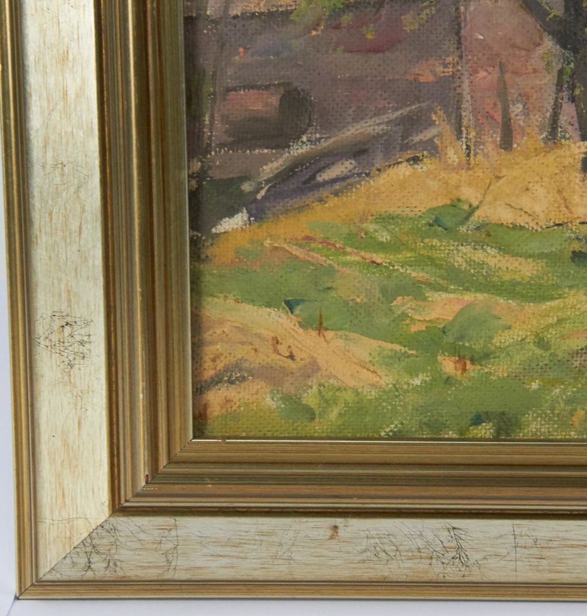 George Davidson | Landscape with Barn and Trees | MutualArt