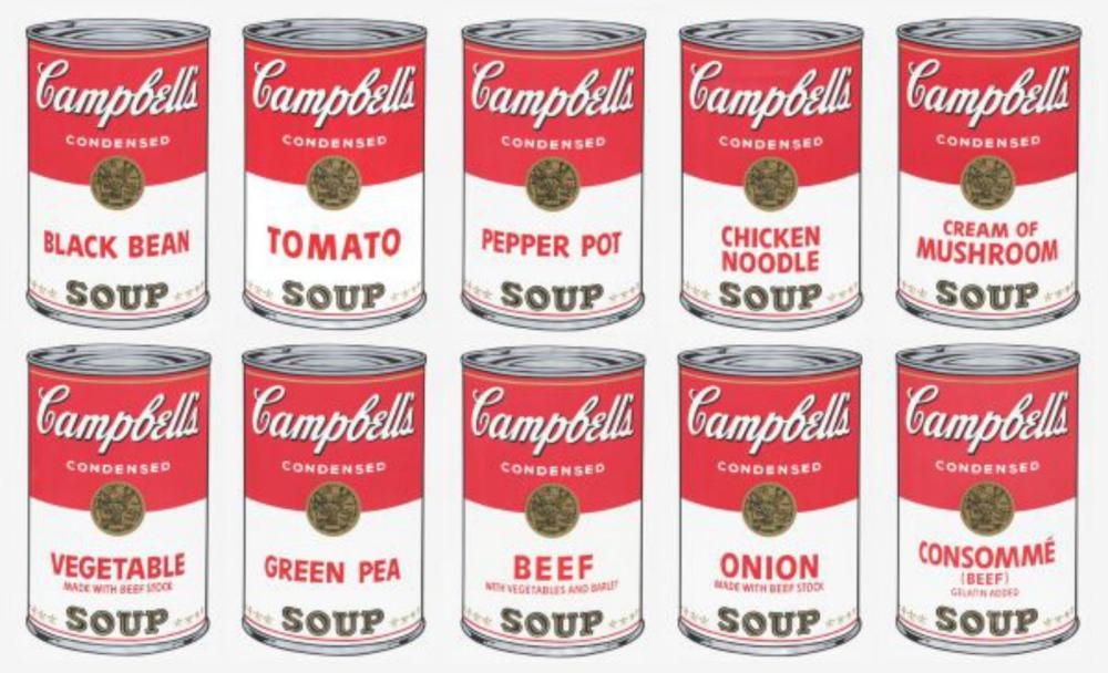 Warhol Andy | Campbell's Soup Can Series I | Compare similar artworks ...