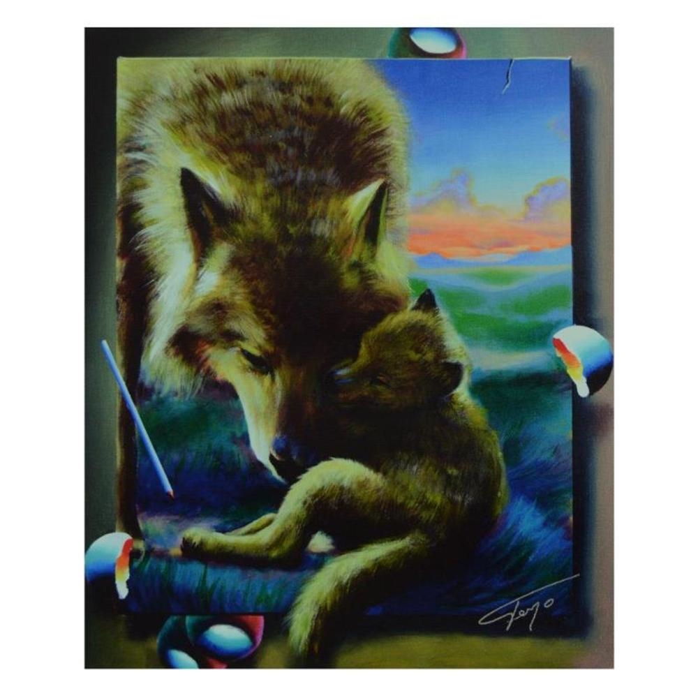 Fernando de Jesus Oliveira | Cuddle Up with Mom | MutualArt