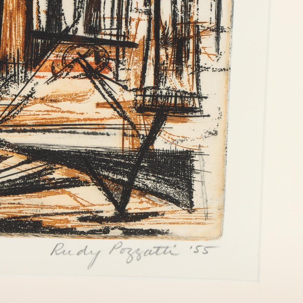 Rudy Pozzatti | aquatint etching | MutualArt