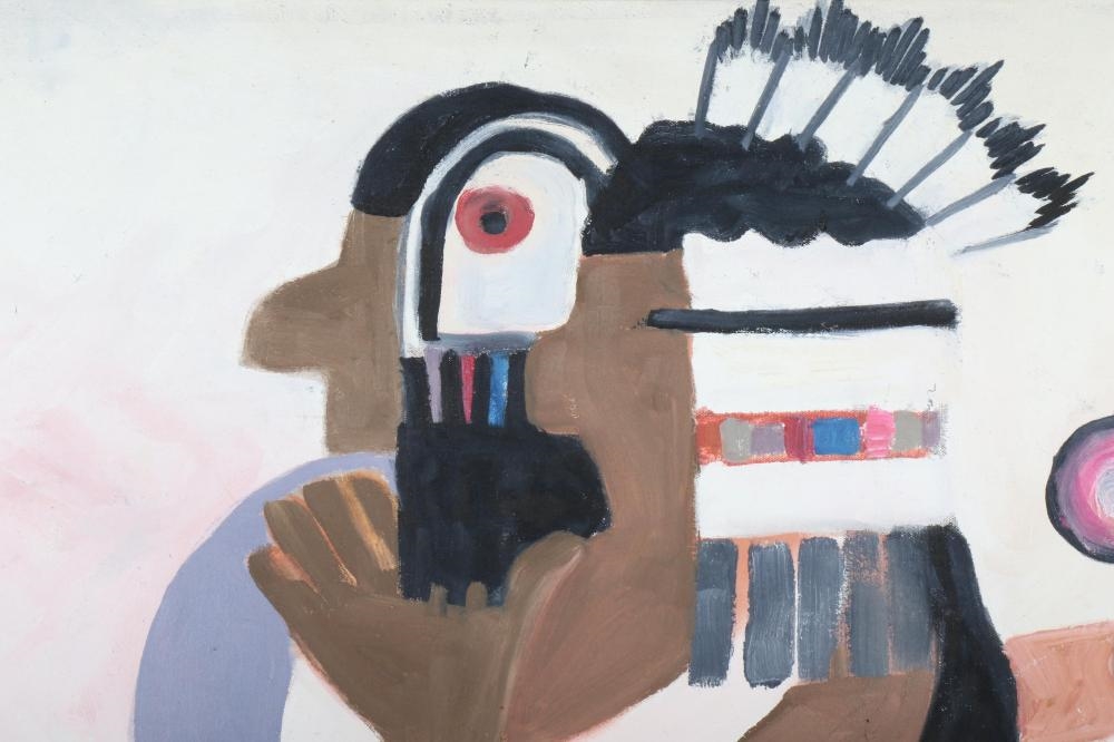 Mae Alice Engron | Abstract Native American Tribal Dancer Figures ...