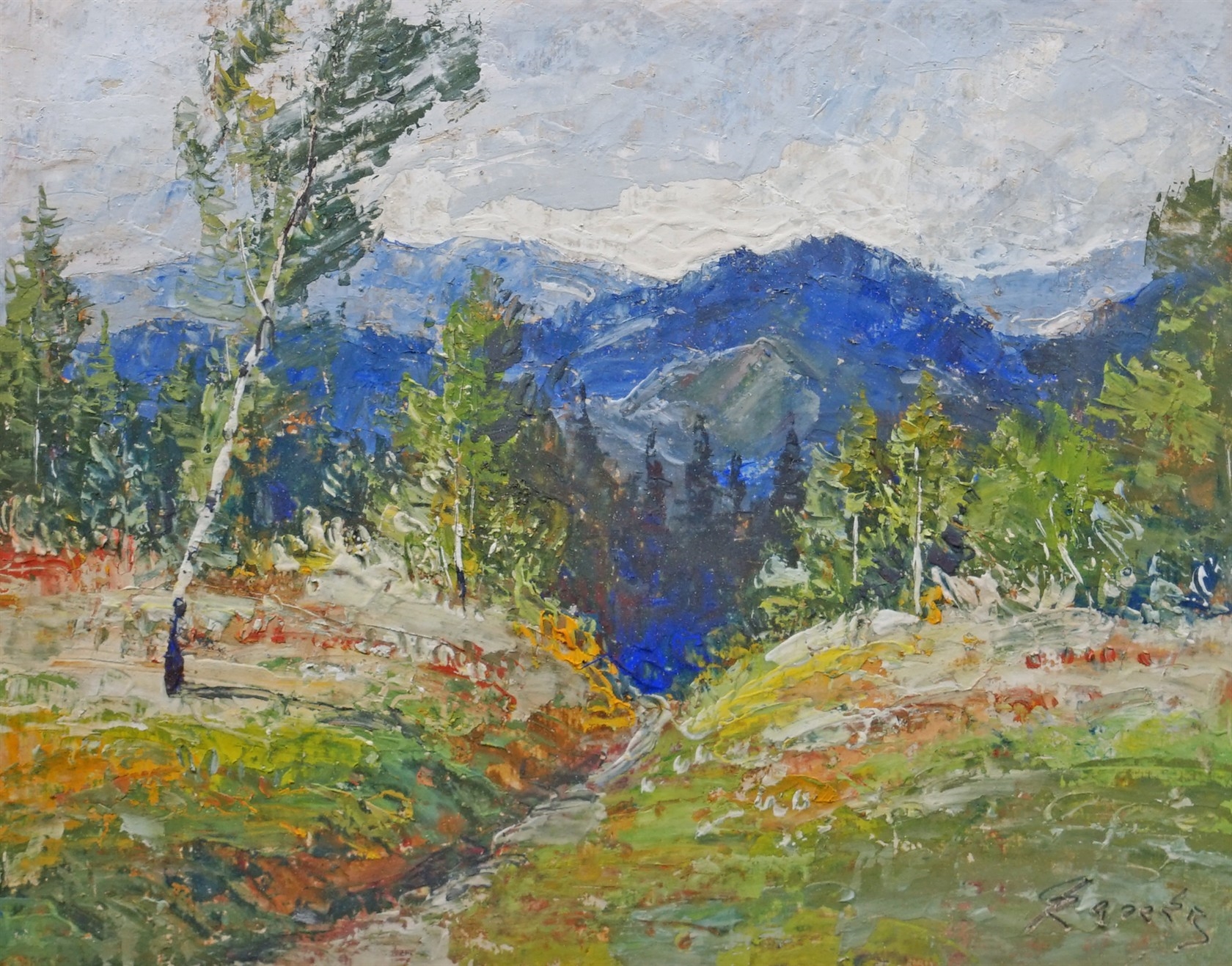 Pavel Raszka | Beskydská krajina 1 | MutualArt