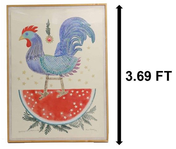 Ford Ruthling | Rooster on a Melon (86) | MutualArt