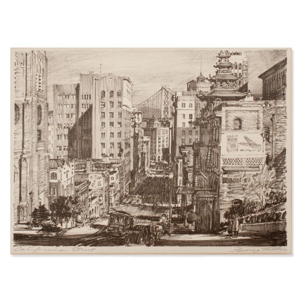 George Mathis | California Street | MutualArt
