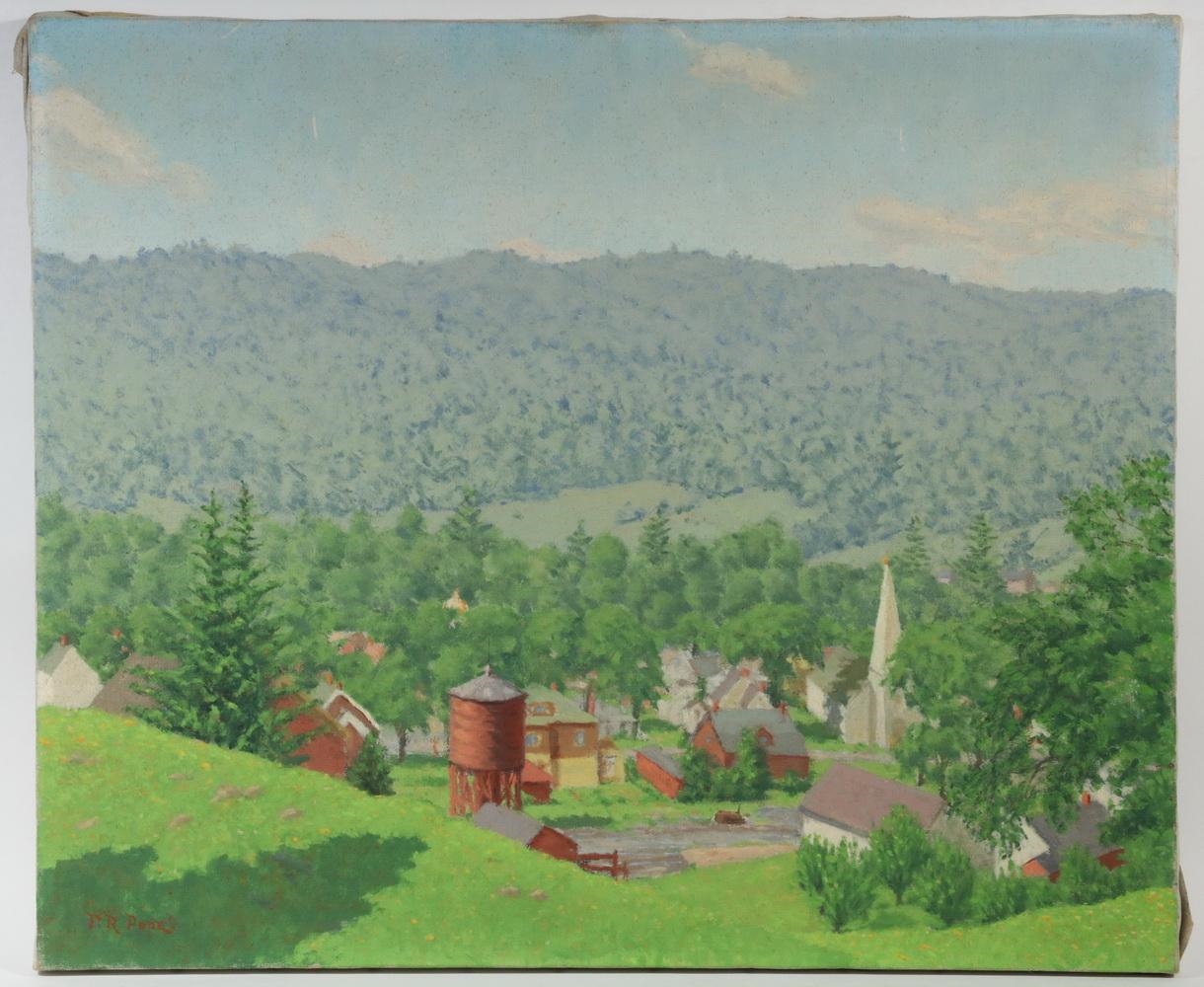 Frank R. Pope | Peaceful Country Village | MutualArt