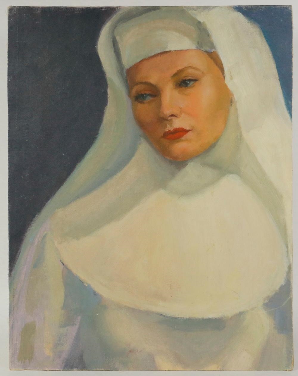Frank R Pope | Sister in White | MutualArt