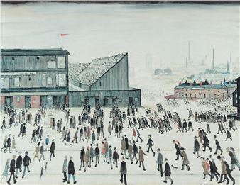Laurence Stephen Lowry | Going to the Match | MutualArt