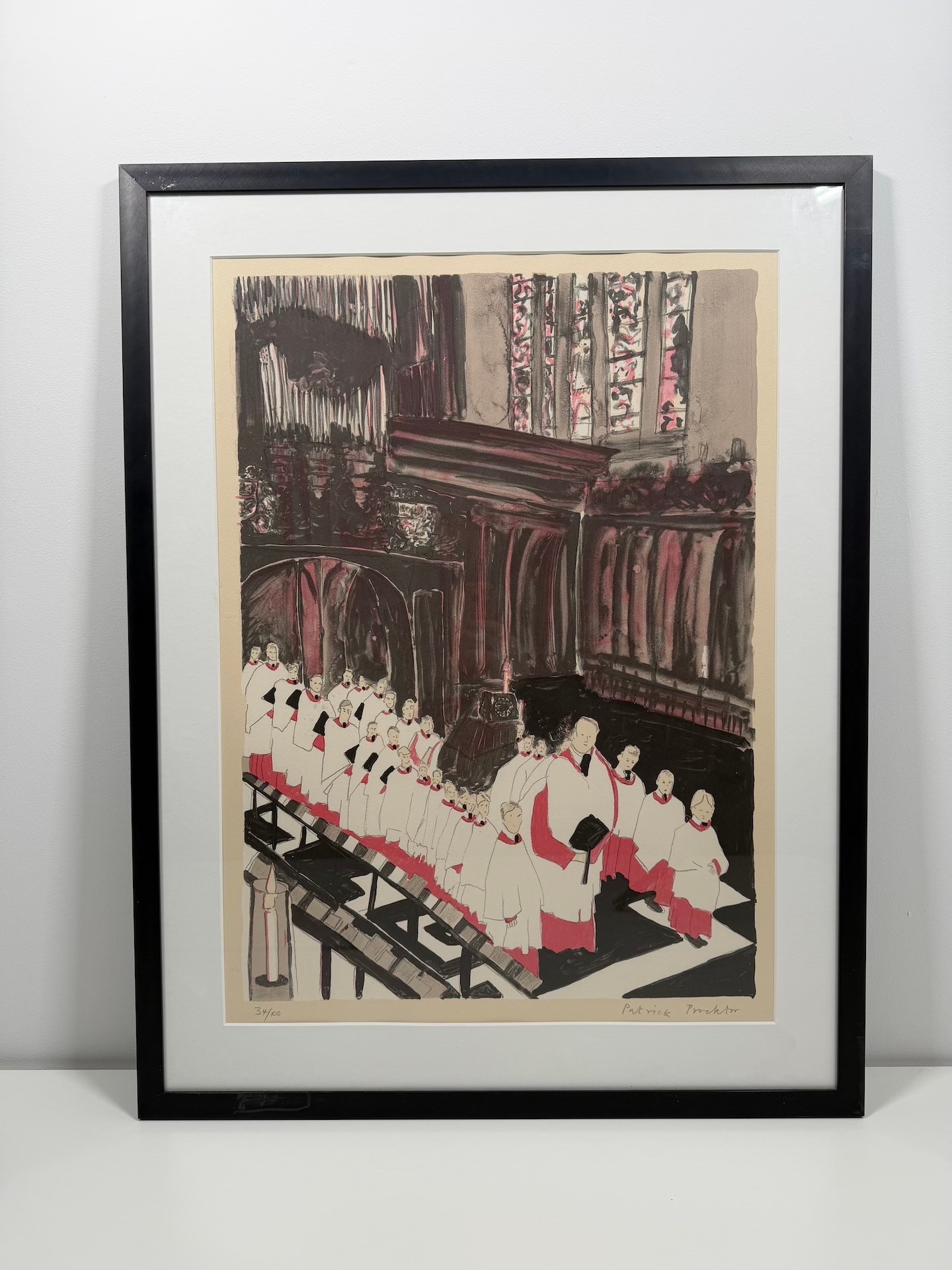 Patrick Procktor | Choir Procession Kings College Chapel | MutualArt