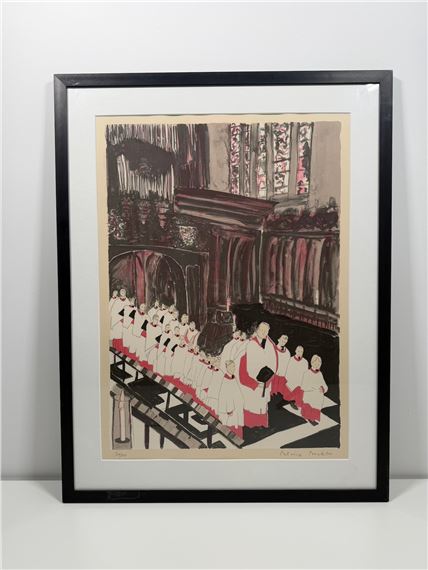 Patrick Procktor | Choir Procession Kings College Chapel | MutualArt