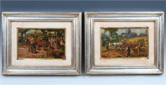 Eastern European School | EASTERN EUROPEAN HARVEST PAINTINGS | MutualArt