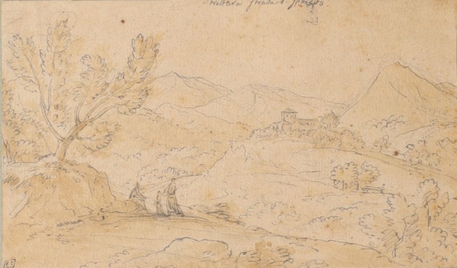 Nicolas Poussin | Acadian landscape with three figures | MutualArt