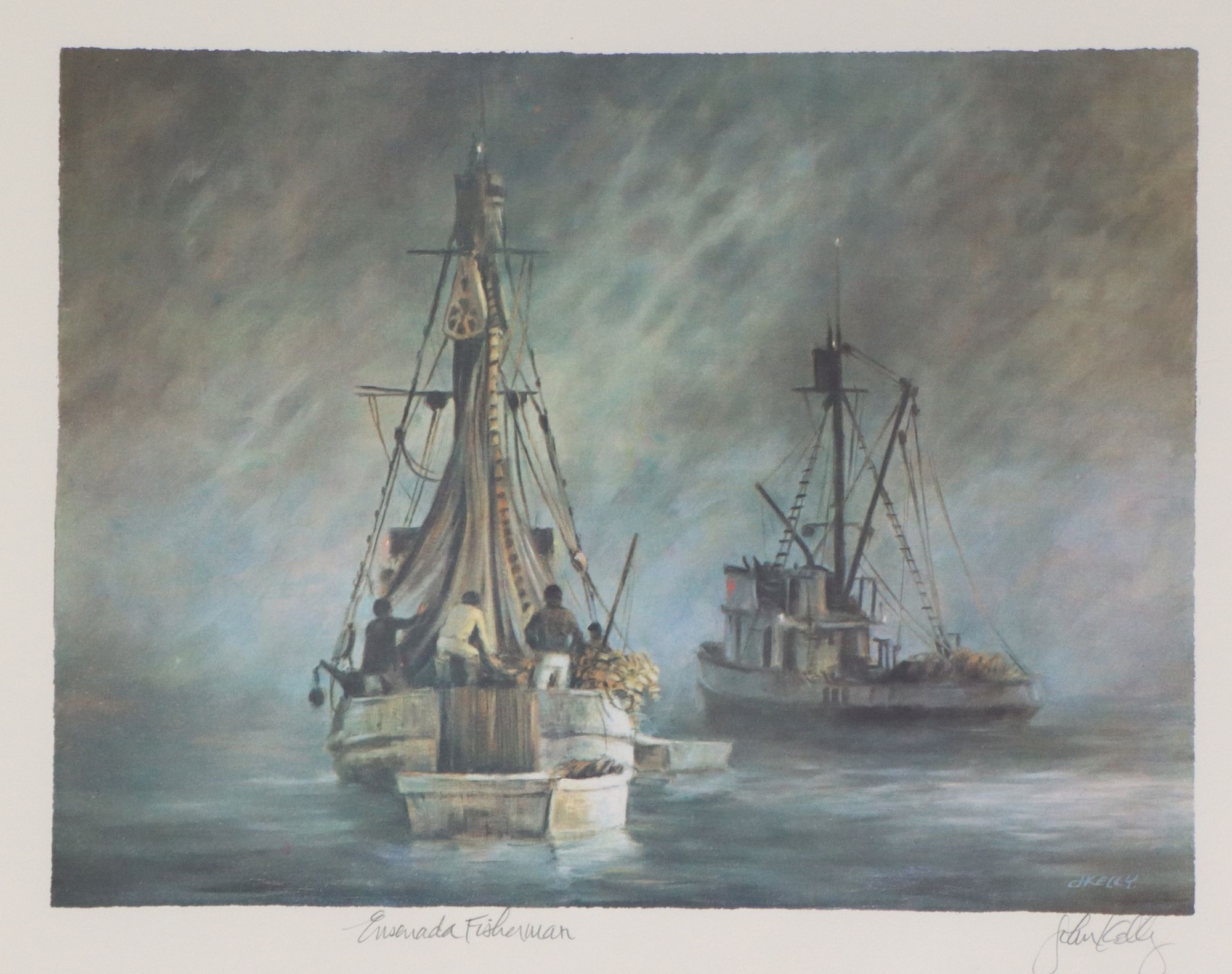 John Kelly | Ensenada Fisherman | MutualArt