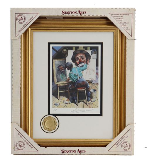 Barry Leighton-Jones | Artist Proof Clown Lithograph | MutualArt