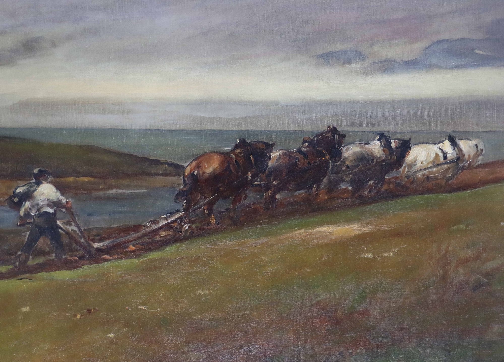 Walter Shirlaw | The Plowman (1898 - 1899) | MutualArt