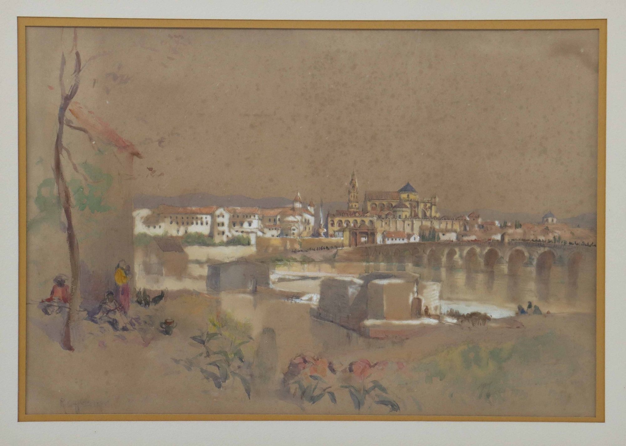 Robert Charles Goff | Roman Bridge (1875) | MutualArt