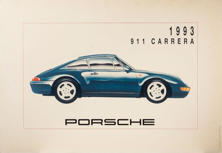 Alain Bertrand | Porsche 1993 Porsche 911 Carrera featherboard ...