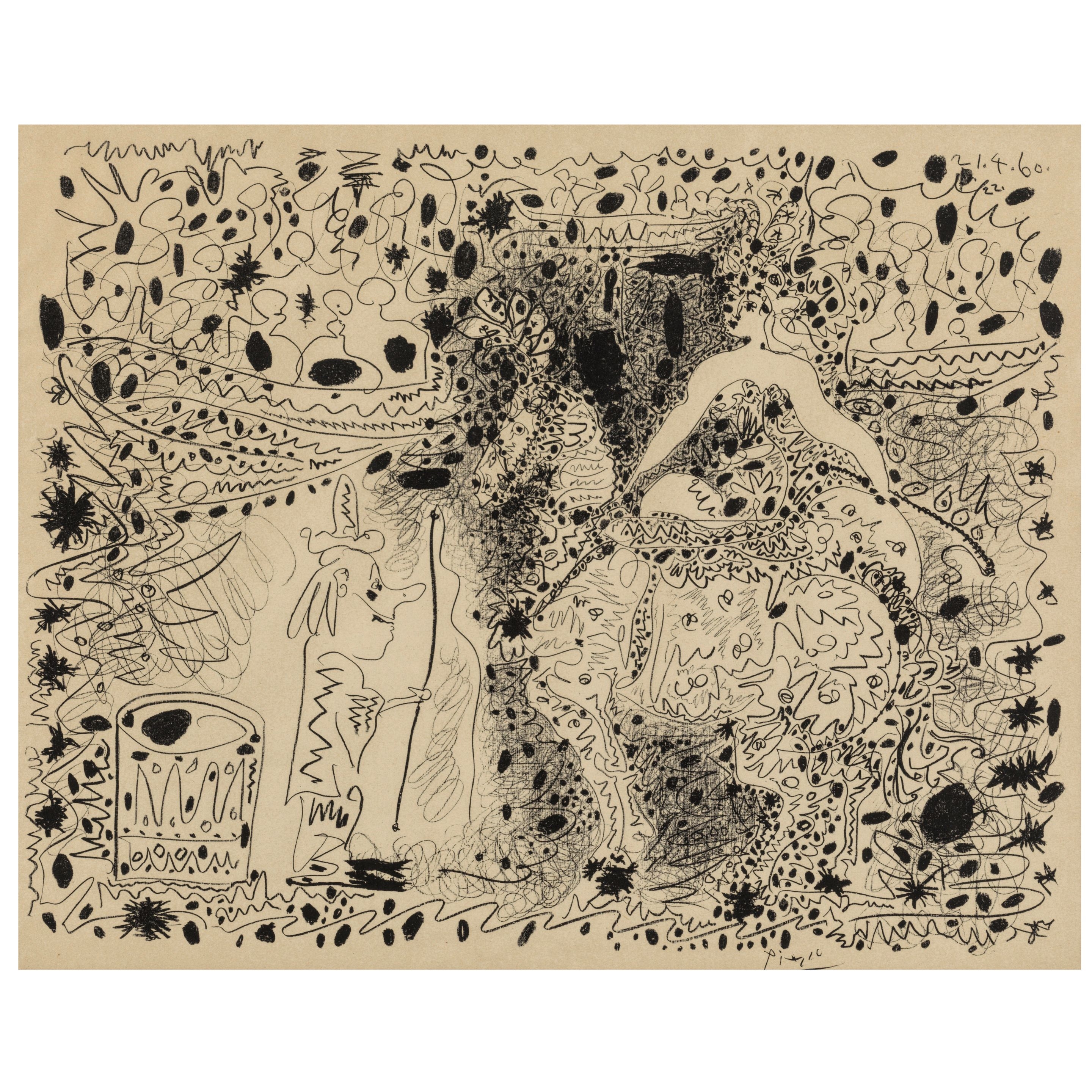 Picasso Pablo | L'Écuyère (The Horsewoman) (1960) | Compare similar ...