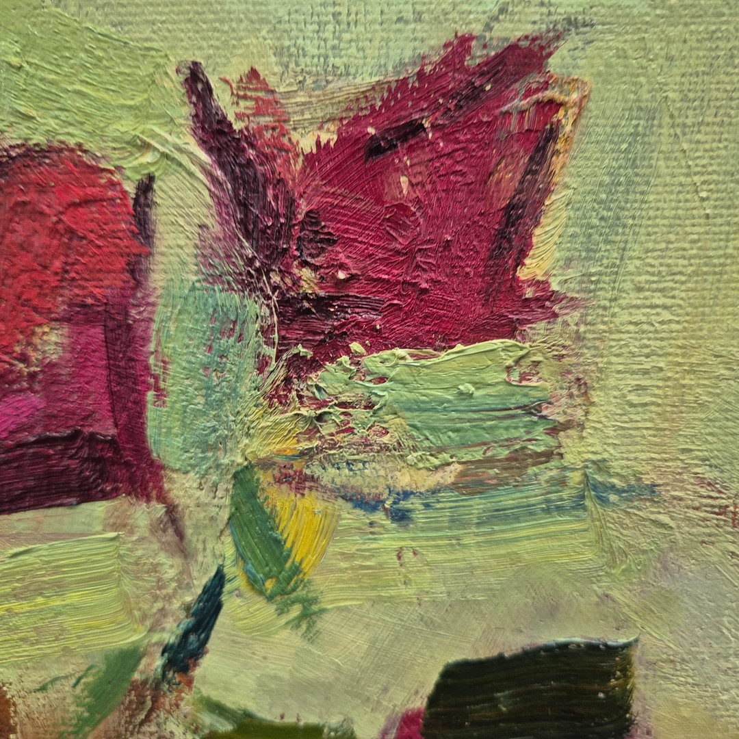 Vyacheslav Pereta | STILL LIFE WITH ROSES | MutualArt