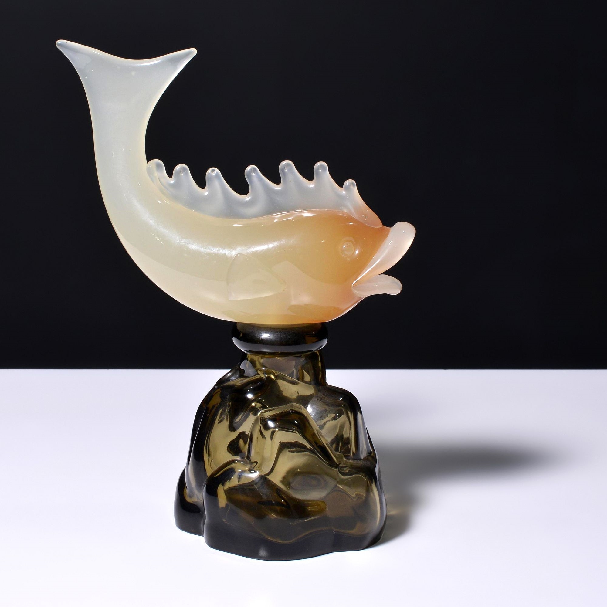 Archimede Seguso | Fish Sculpture / Bottle | MutualArt