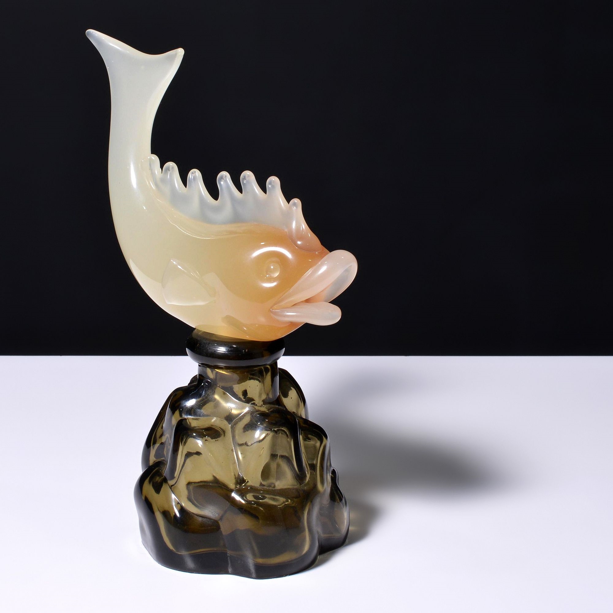 Archimede Seguso | Fish Sculpture / Bottle | MutualArt