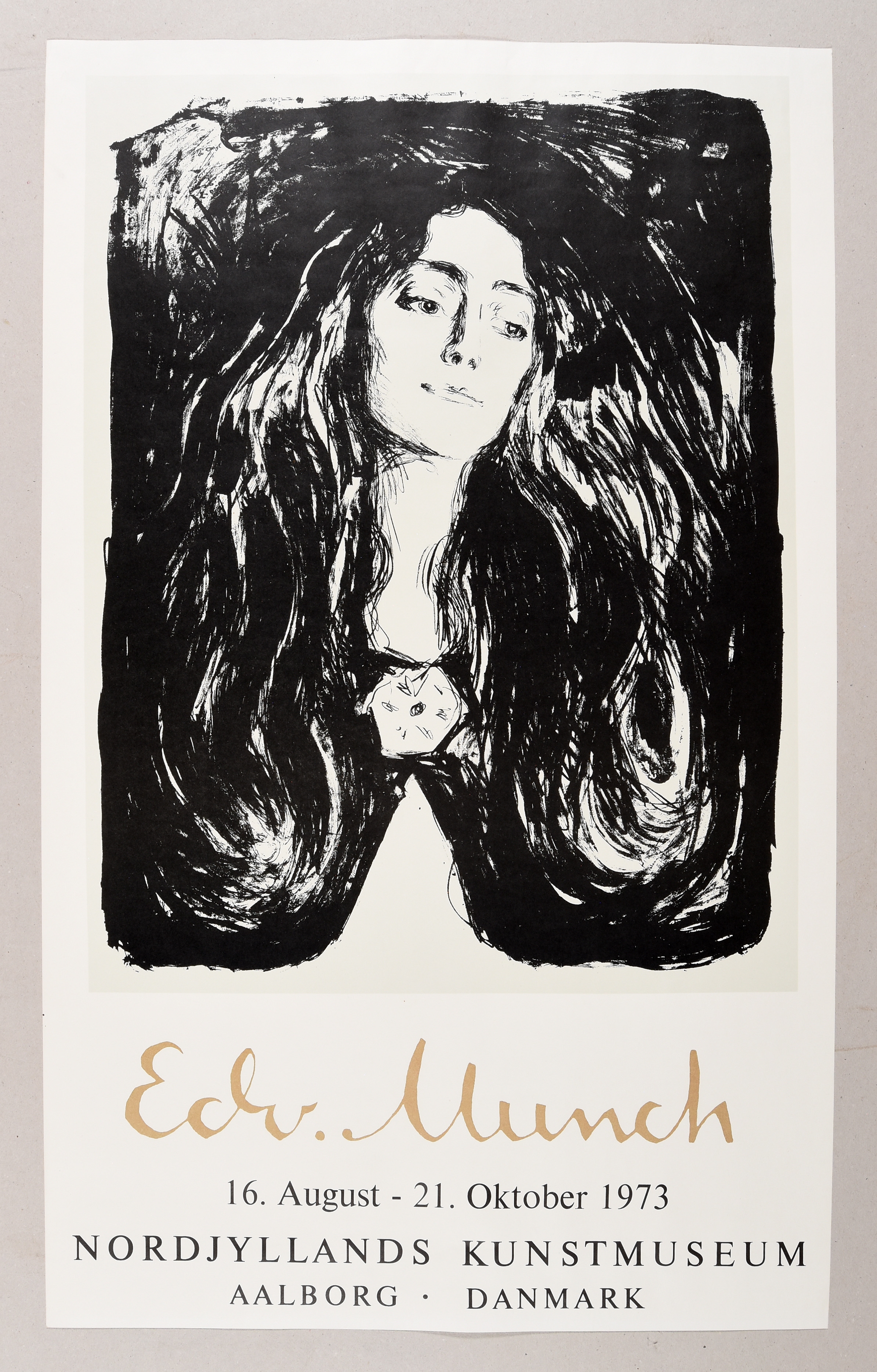 Edvard Munch | Edv. Munch/ 16. august - 21. oktober 1973/ Nordjyllands ...
