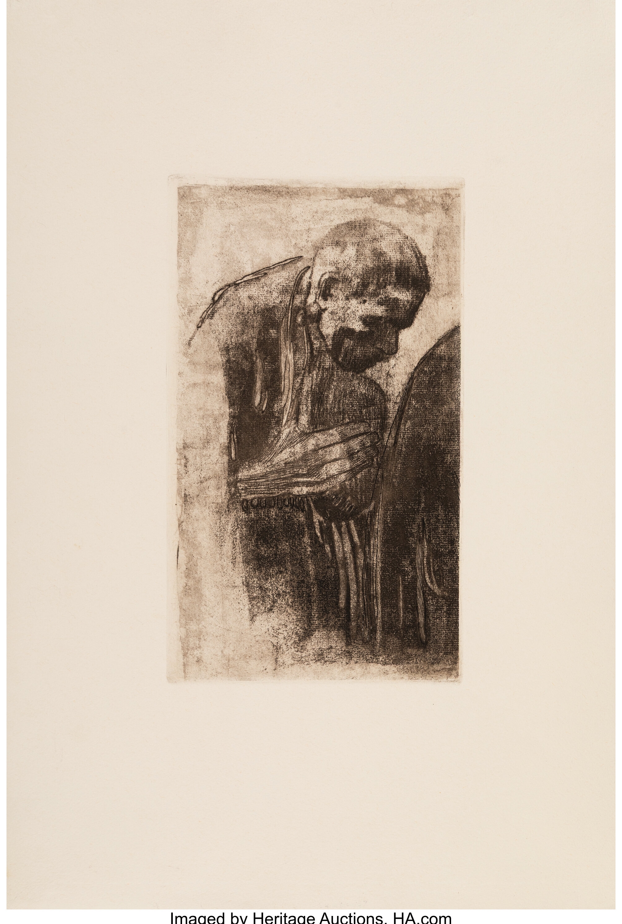Käthe Kollwitz | The Griever (1919) | MutualArt