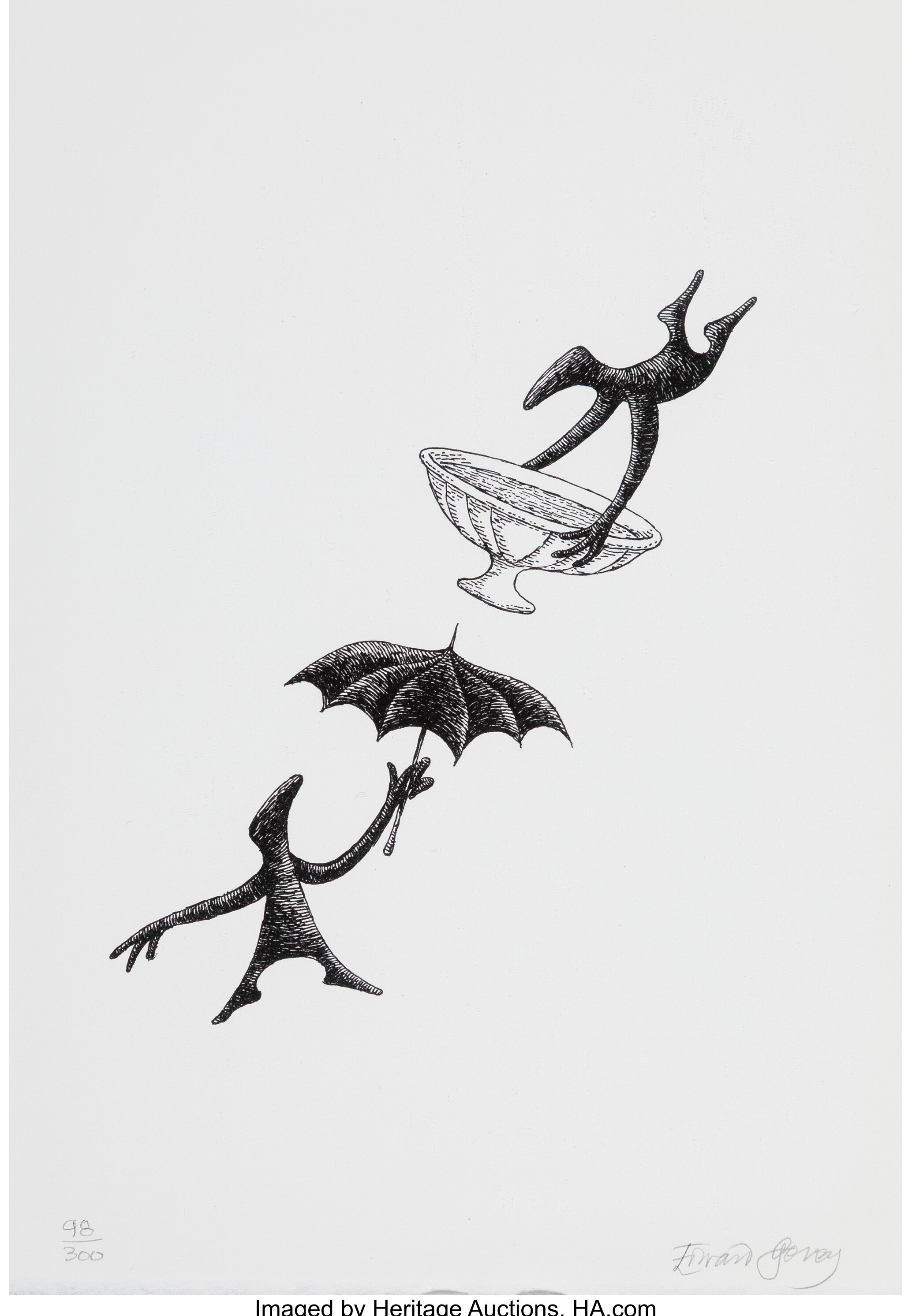 Edward Gorey | Figbash English Soup | MutualArt