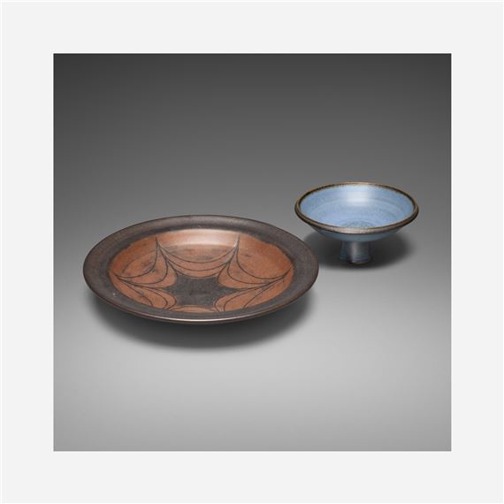 Harrison McIntosh | Low bowl and footed bowl (1965) | MutualArt