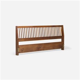 Nakashima George | Slatted king-size headboard (1972) | Compare similar ...