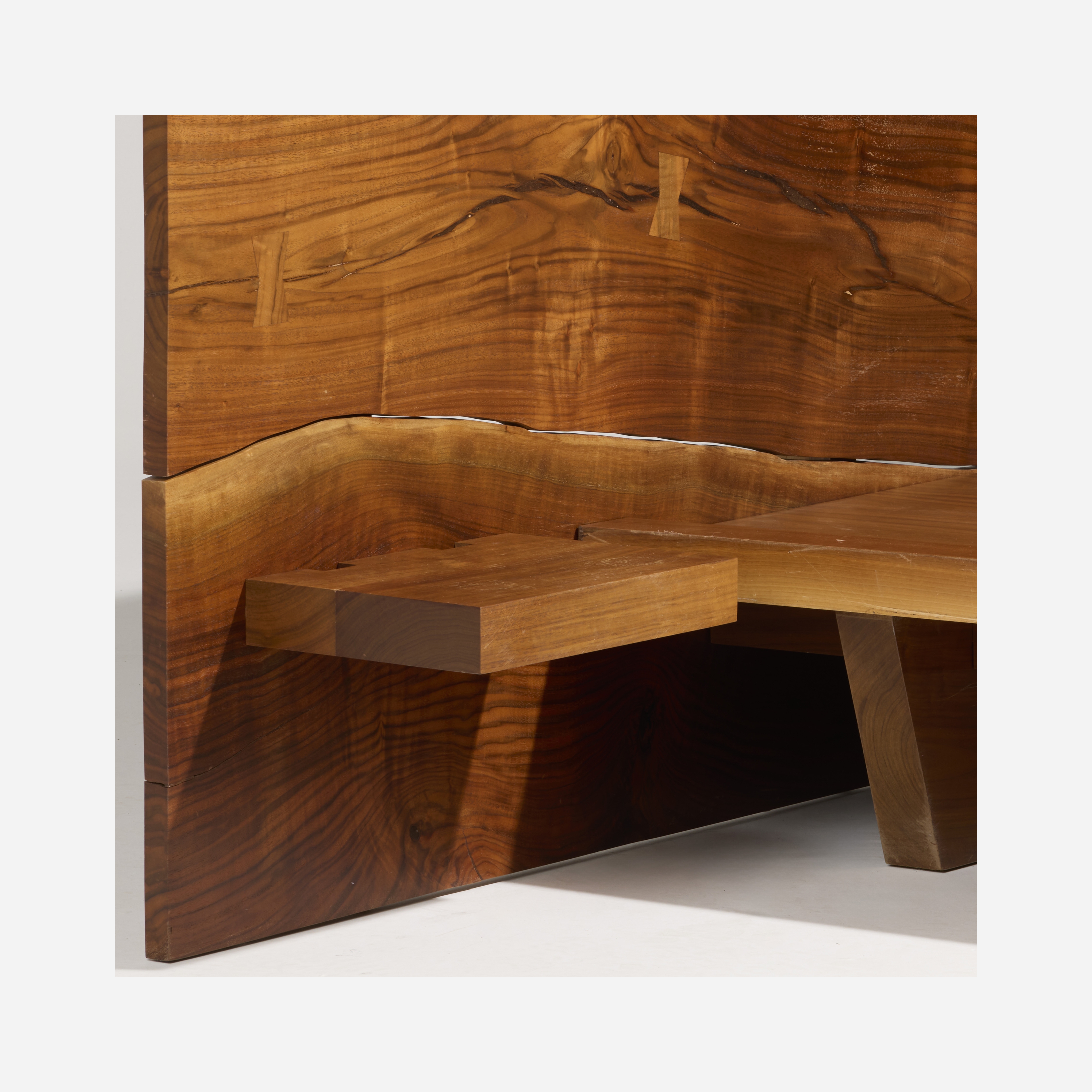 Ian Ingersoll | Custom Live Edge queen-size platform bed frame (1990 ...