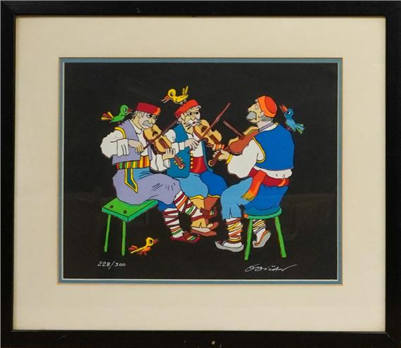 Jovan Obican | Trio of Musicians | MutualArt