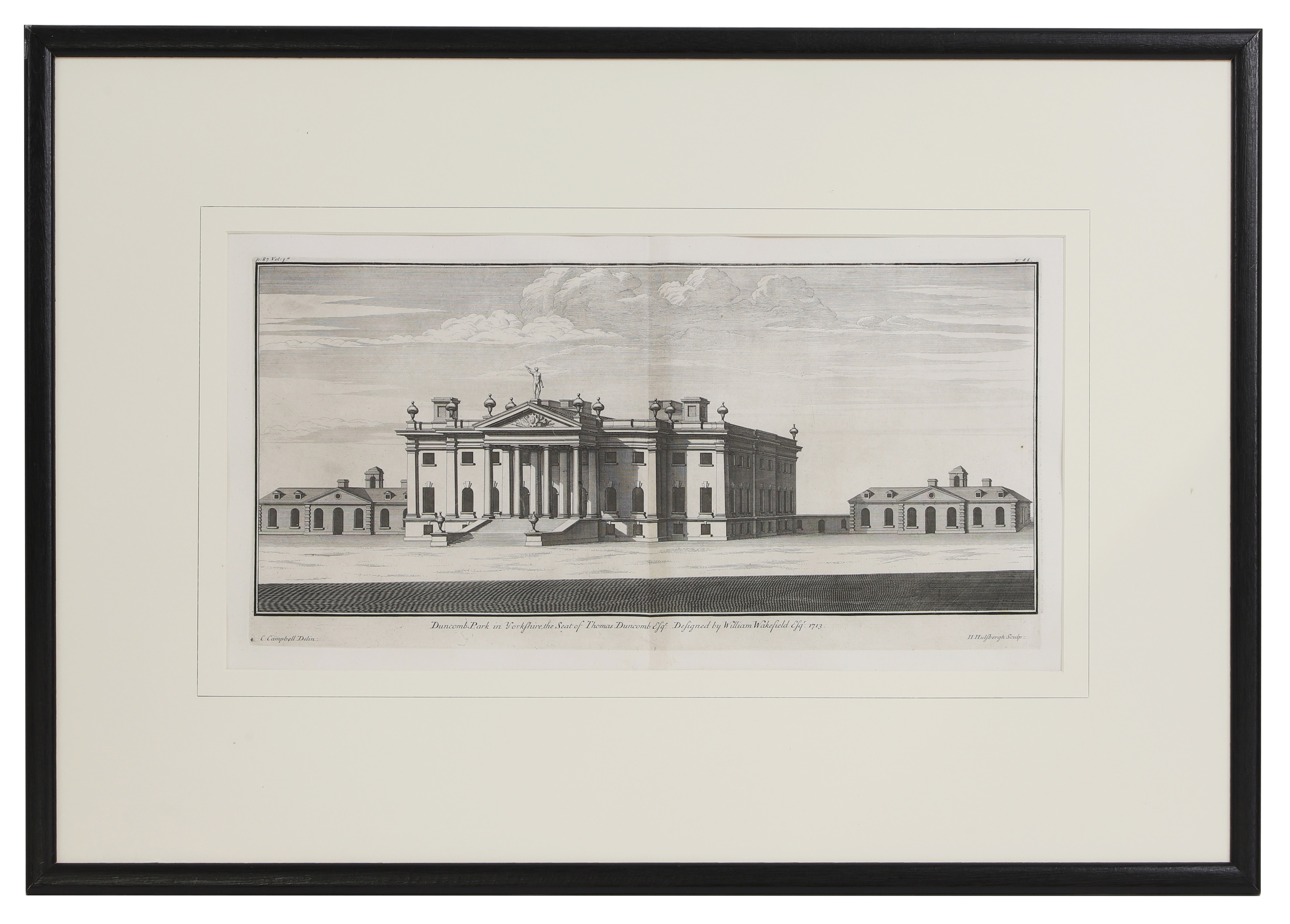 Colen Campbell | Duncomb Park in Yorkshire, the Seat of Thomas Duncomb ...