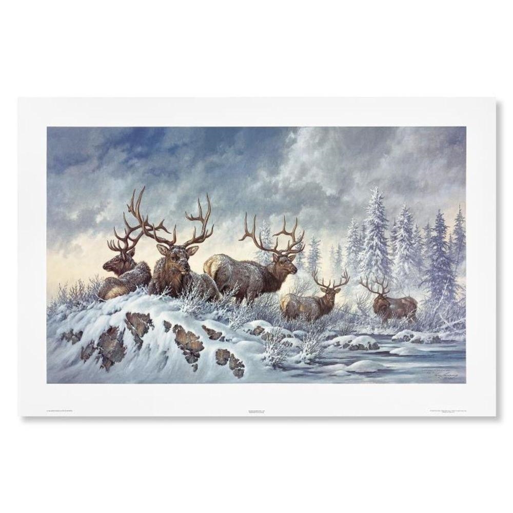 Larry Fanning | Solstice Rendezvous (Elk | MutualArt