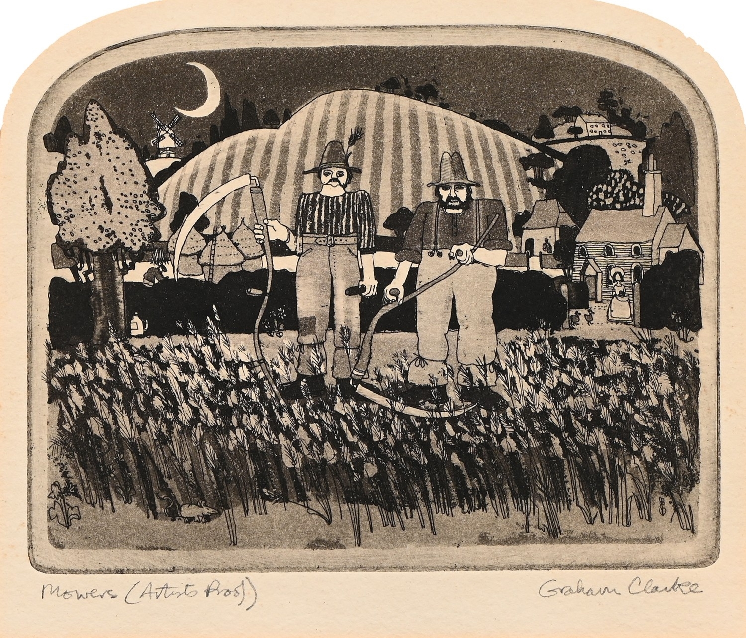 Graham Clarke | Mowers; Beach Boat, a pair of artist's proofs | MutualArt