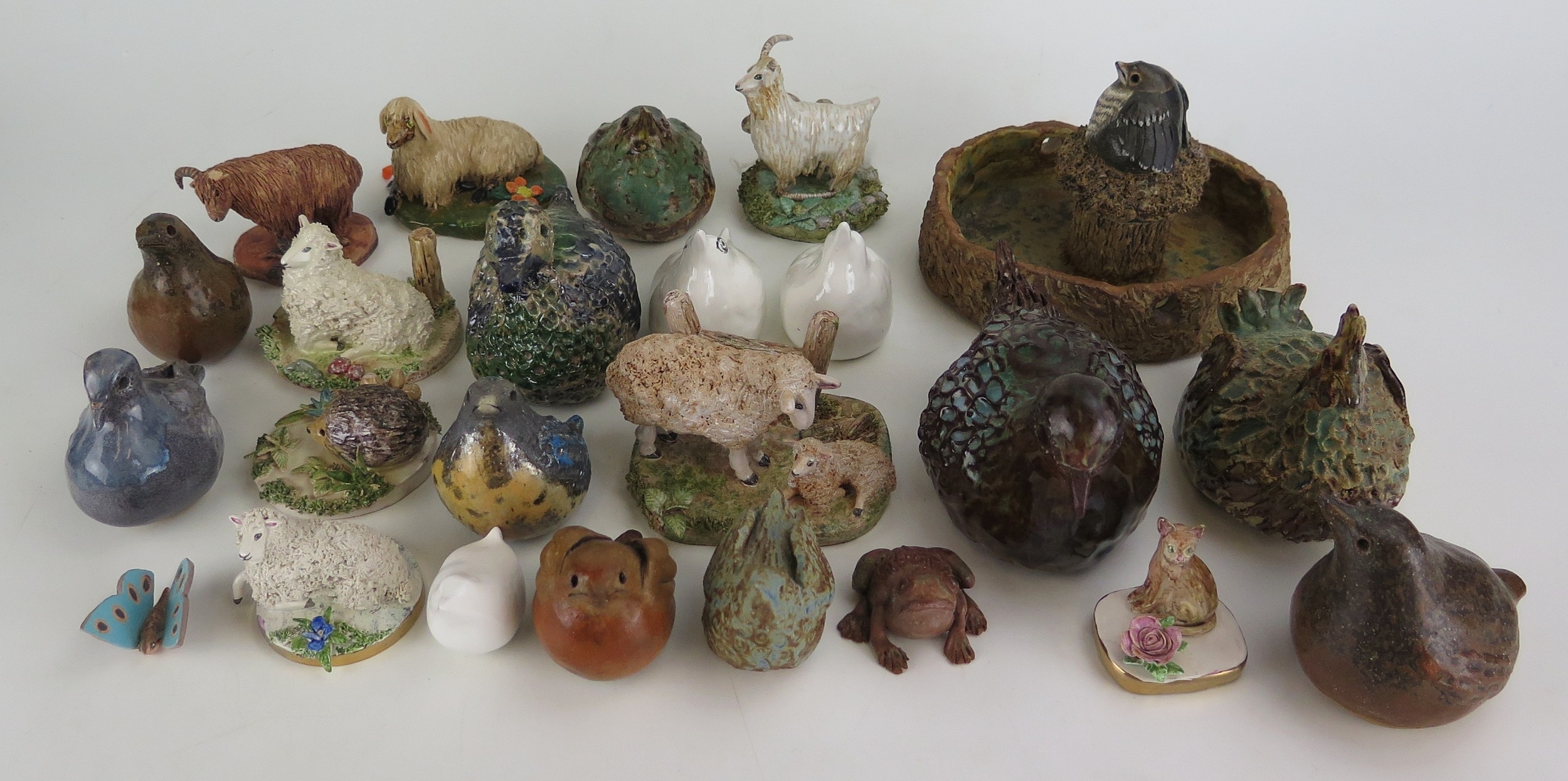 Betty Nesbitt | a collection of assorted bird and animal ornaments ...