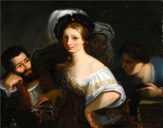 Xavier Sigalon | A young courtesan | MutualArt