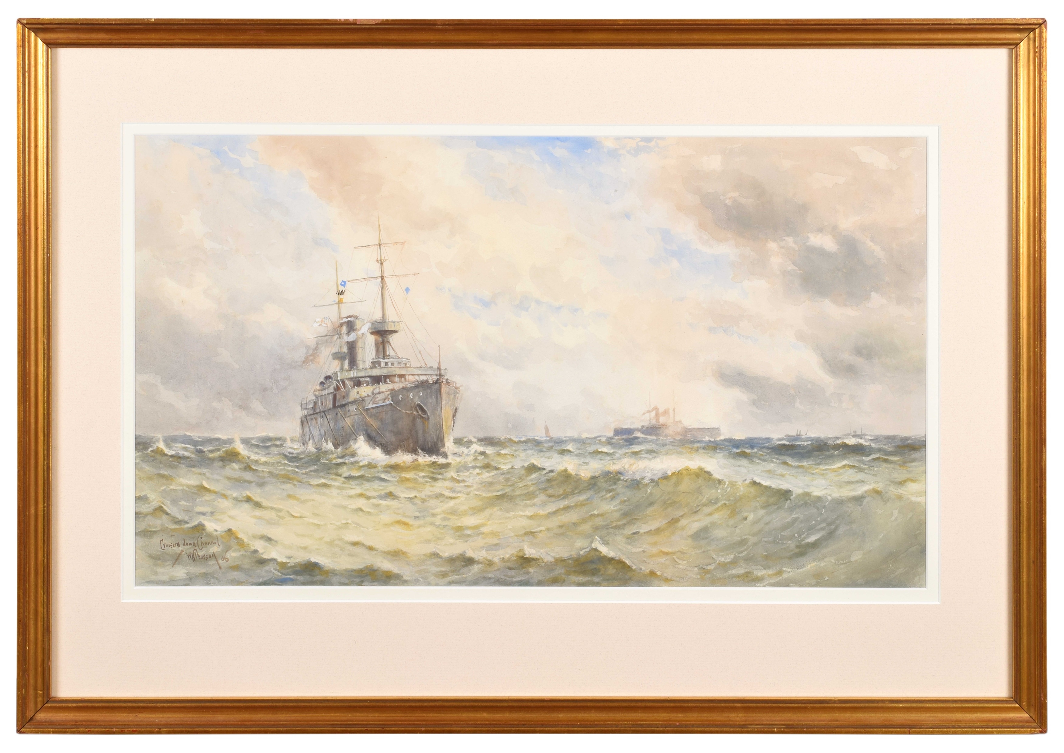 William Henry Pearson | Cruisers Down Channel | MutualArt